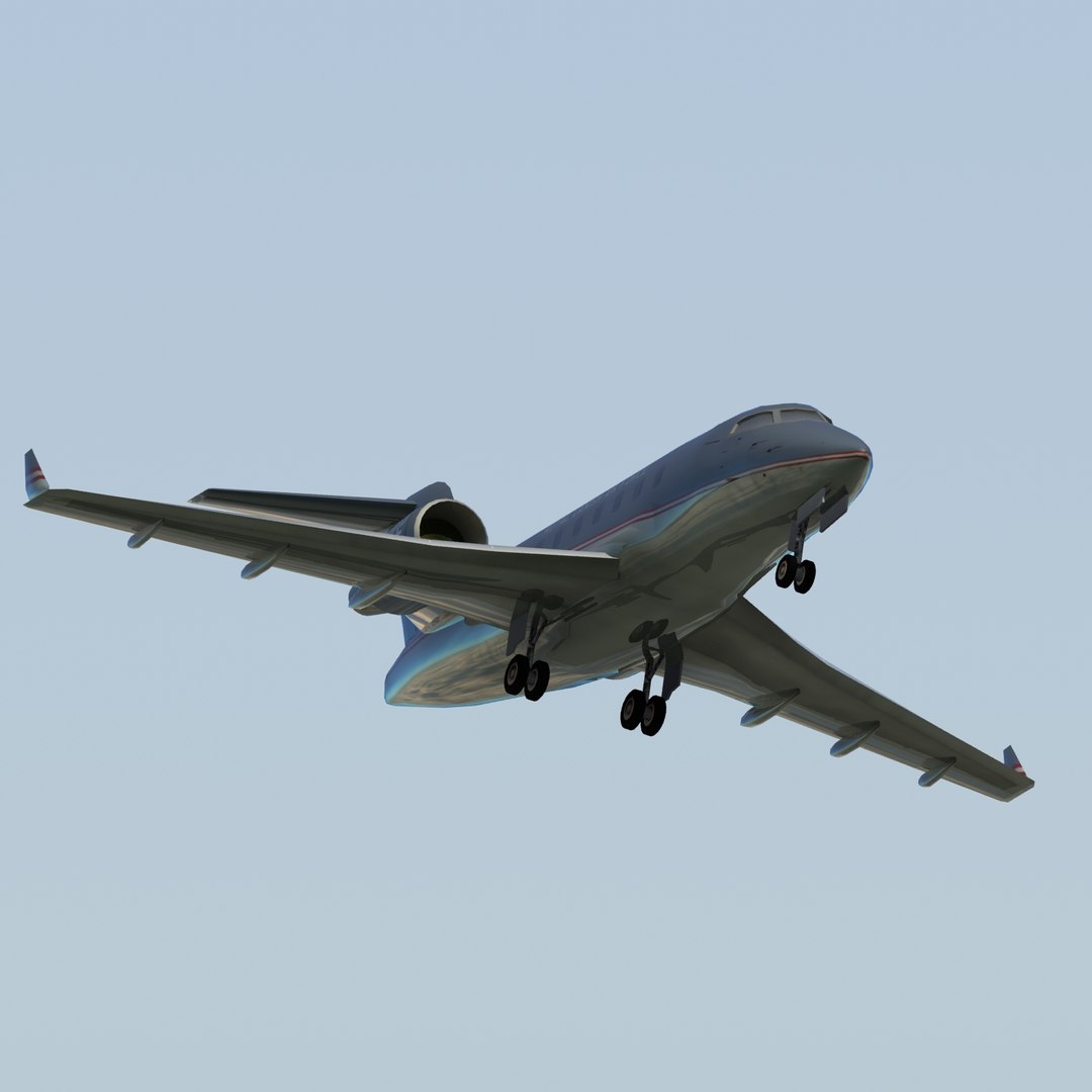 3d Model Of Cl-604 Challenger Mma Danish