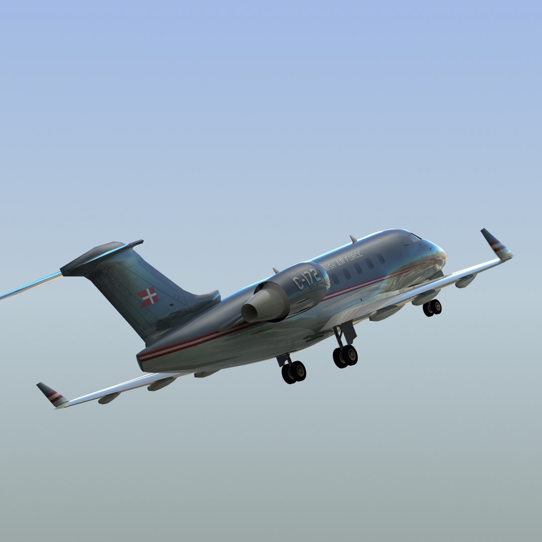 3d Model Of Cl-604 Challenger Mma Danish