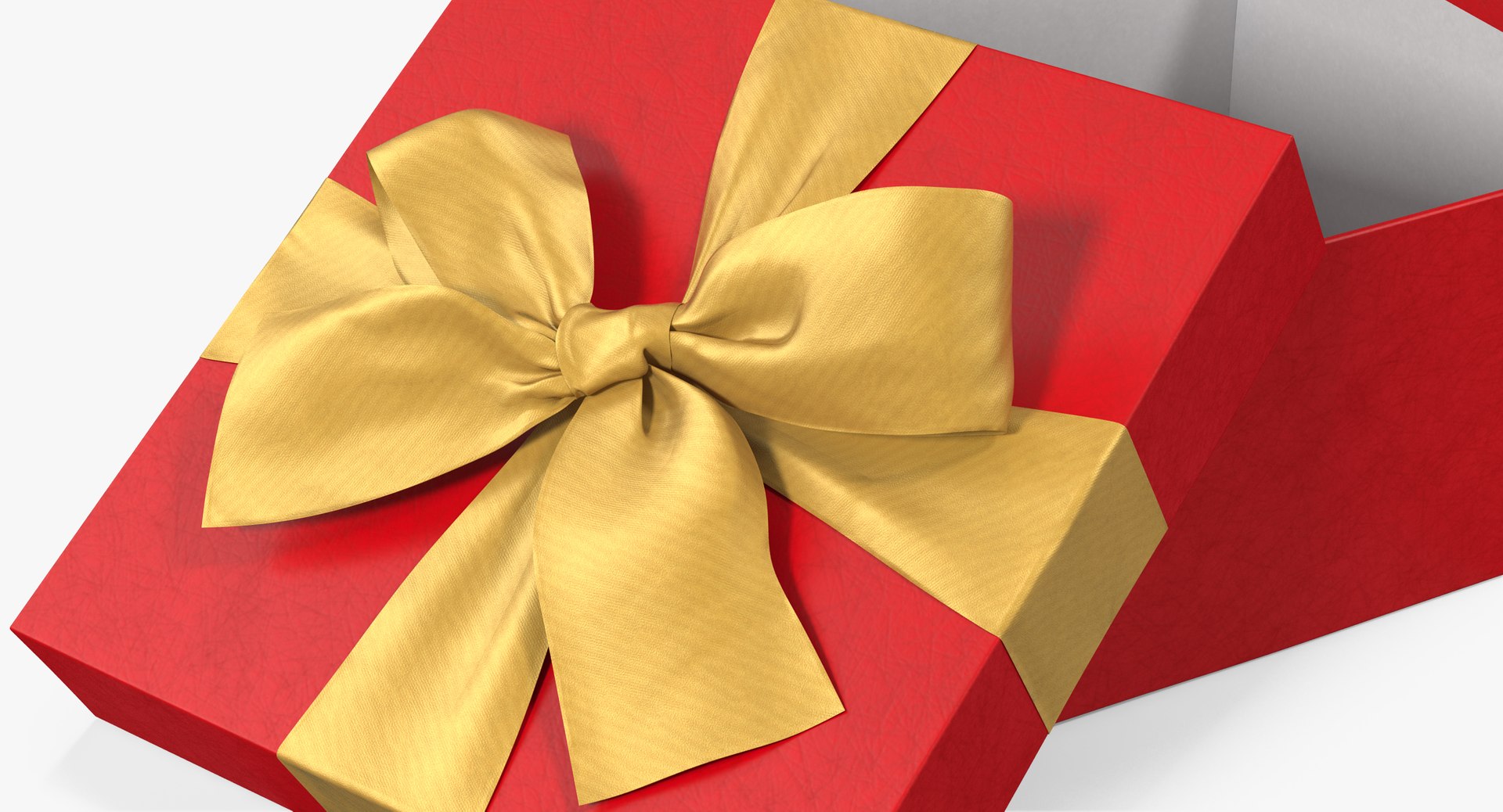 Gift Box Open Red 3D Model - TurboSquid 1201152