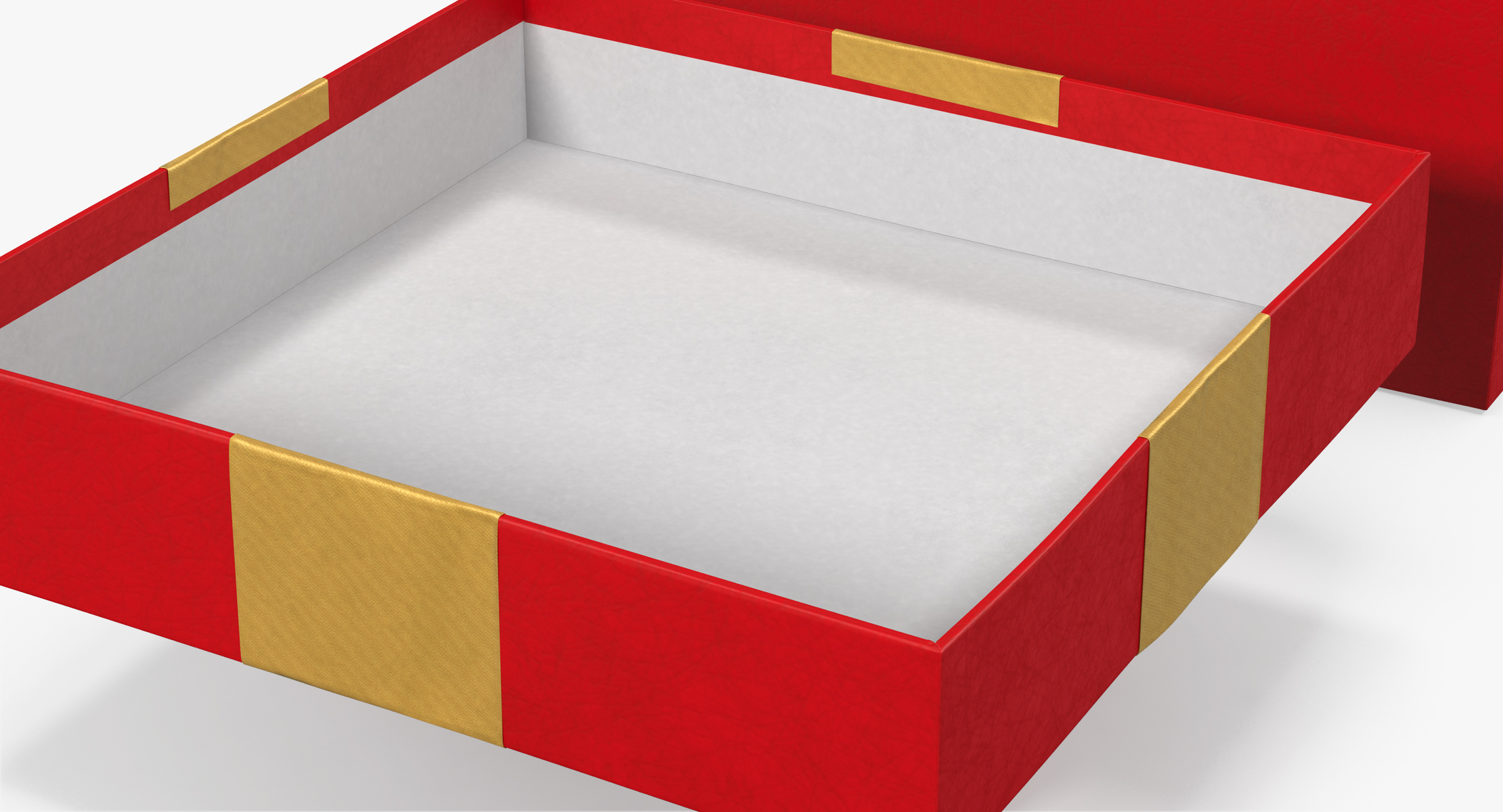 Gift box open red 3D model - TurboSquid 1201152
