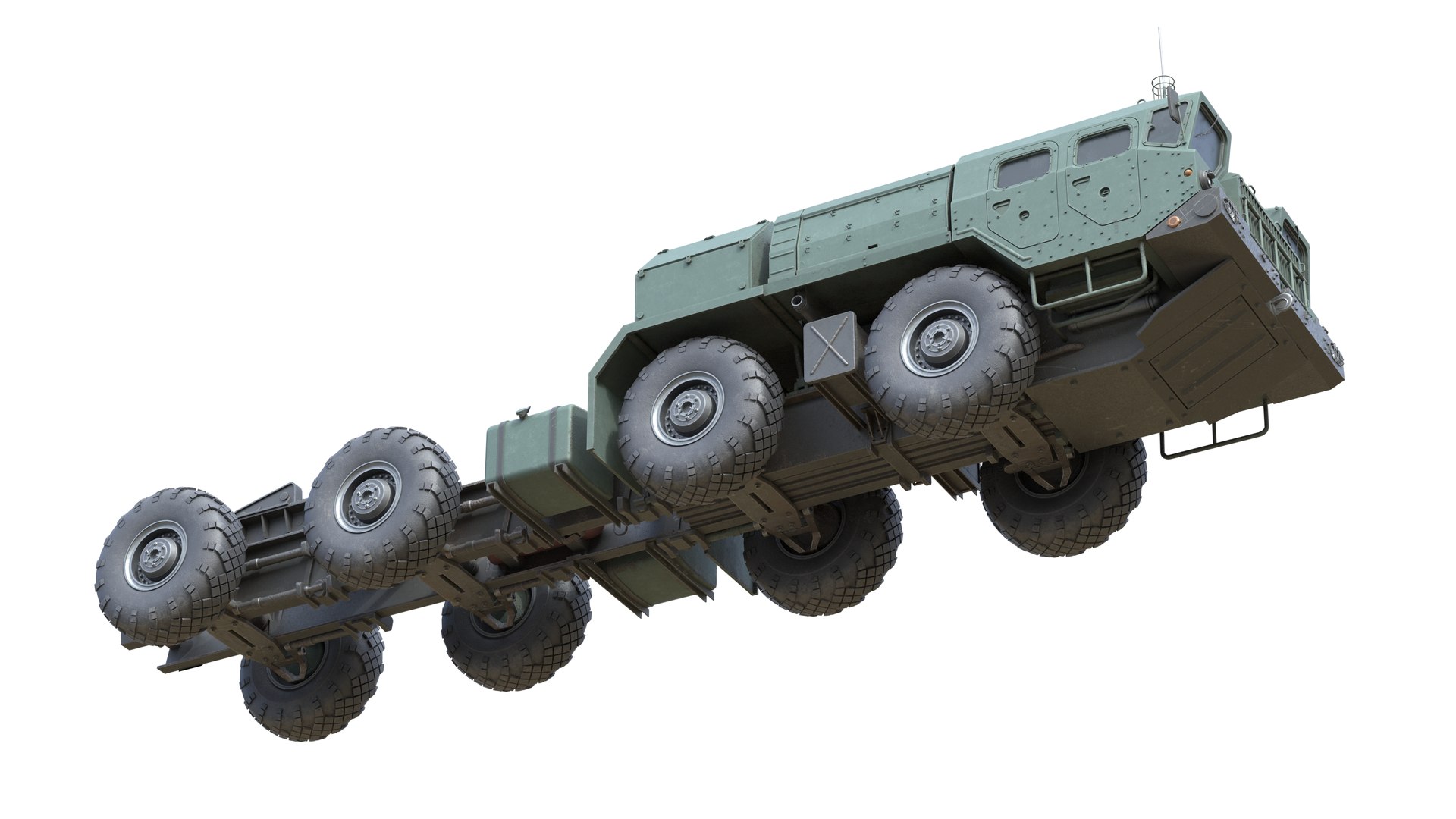 3D Model MAZ 74106 Semi Trailer - TurboSquid 2404613