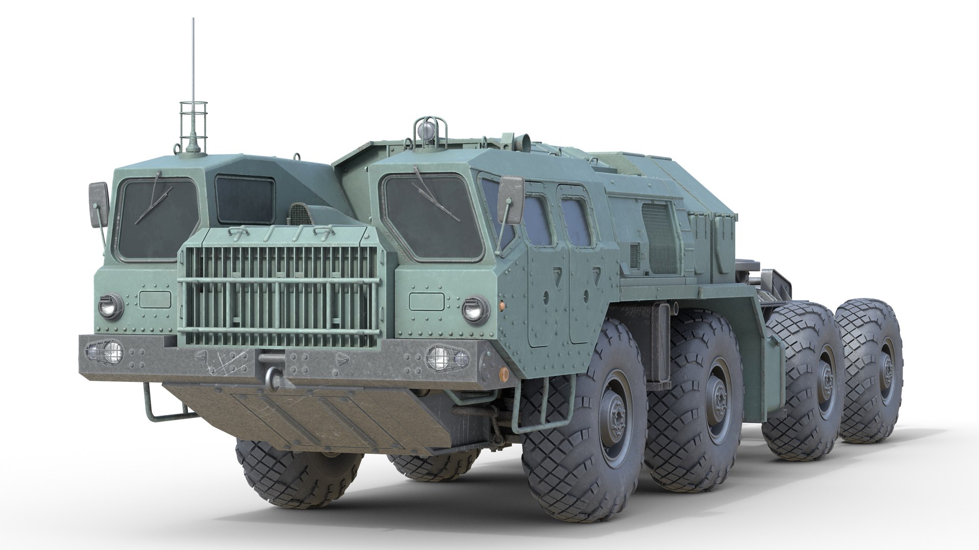 3D Model MAZ 74106 Semi Trailer - TurboSquid 2404613