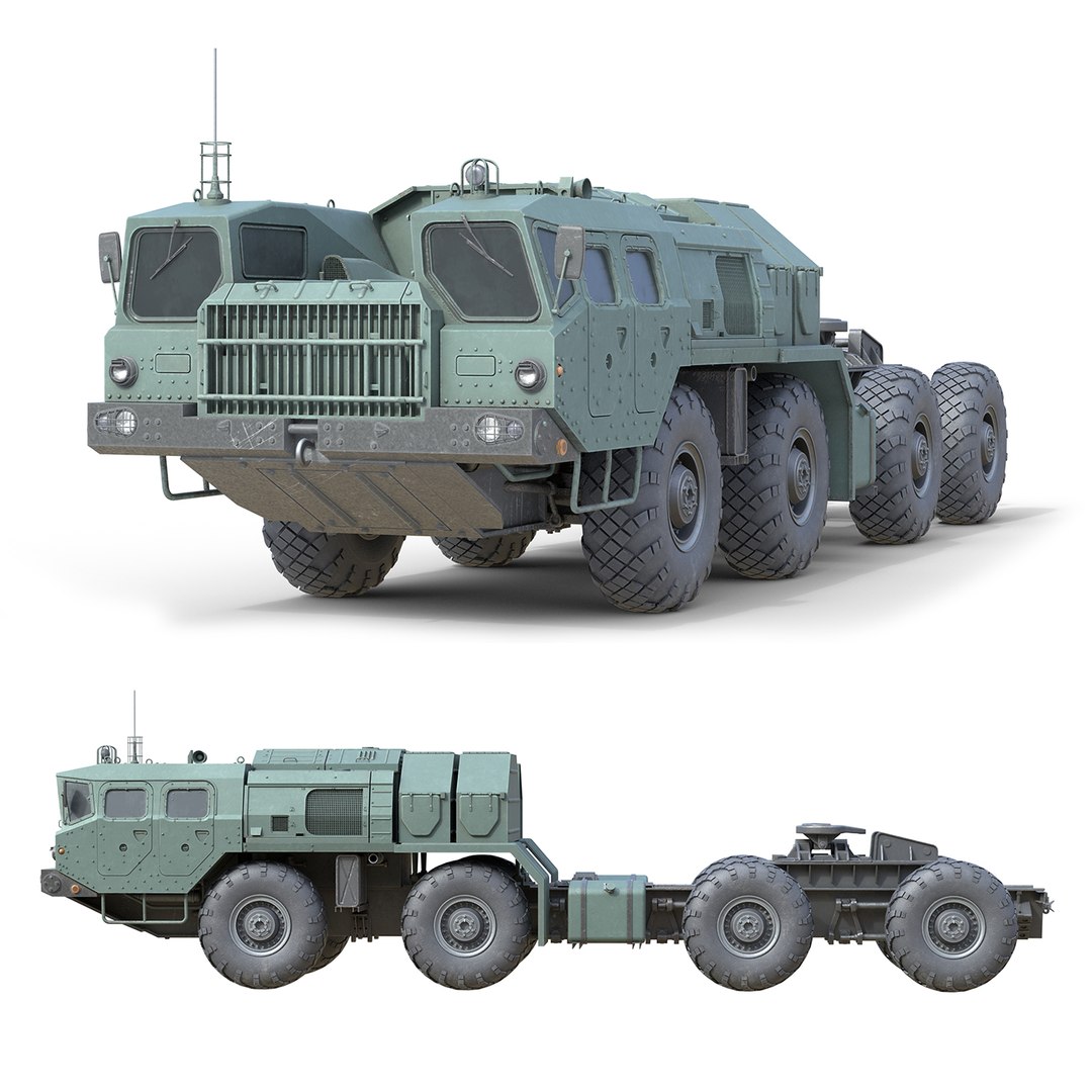 3D Model MAZ 74106 Semi Trailer - TurboSquid 2404613