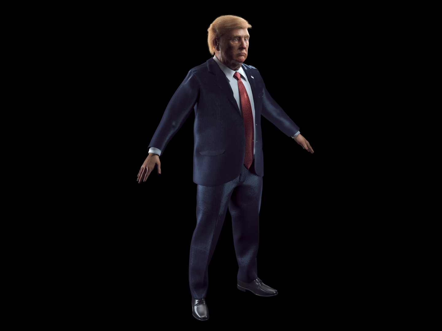 3D Head Body Trump - TurboSquid 1356151
