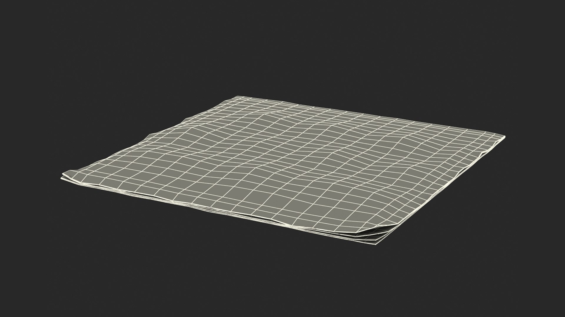 Realistic Paper Napkin 3D Model - TurboSquid 2239320