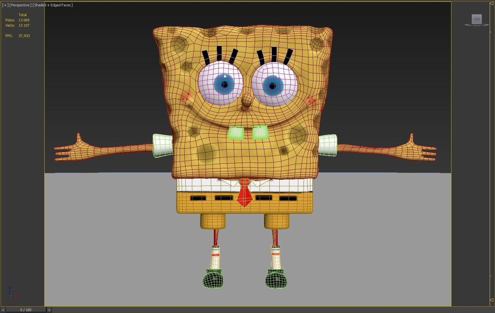 3ds Max Sponge Bob