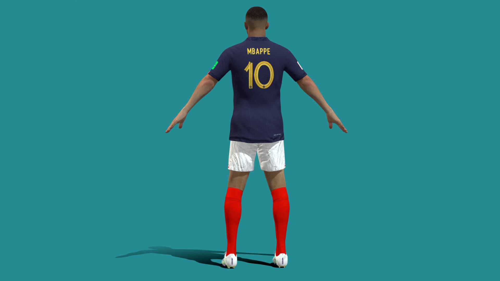 Kylian Mbappe France Model - TurboSquid 2001345
