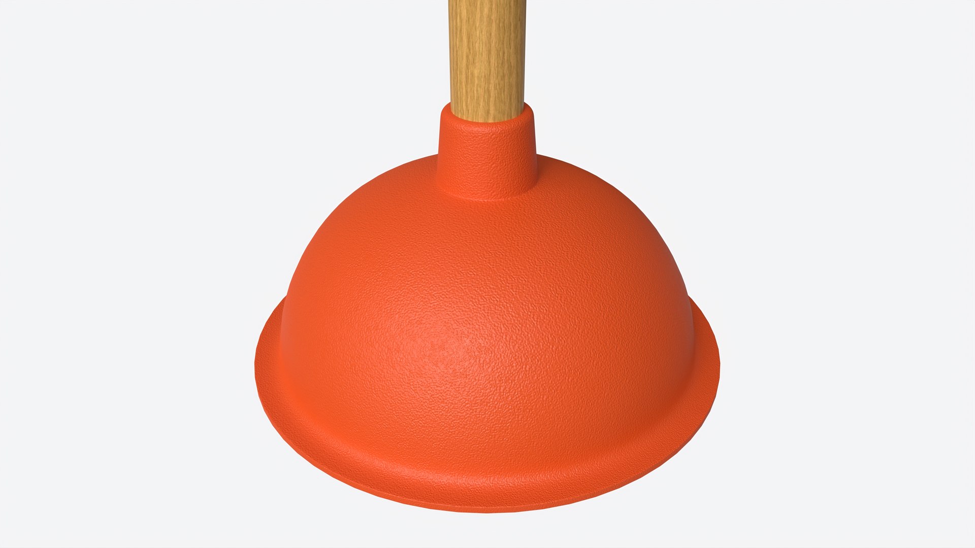 3D Model Plunger With Wooden Handle - TurboSquid 2118965