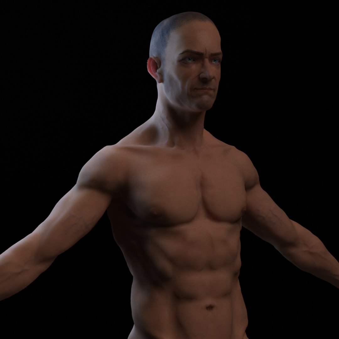 Male Man 3d Model