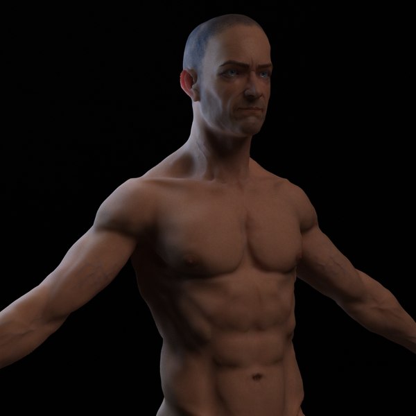 male man 3d model