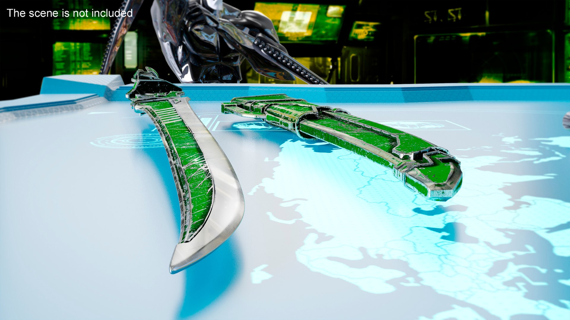 Futuristic Sword Model - TurboSquid 2162347