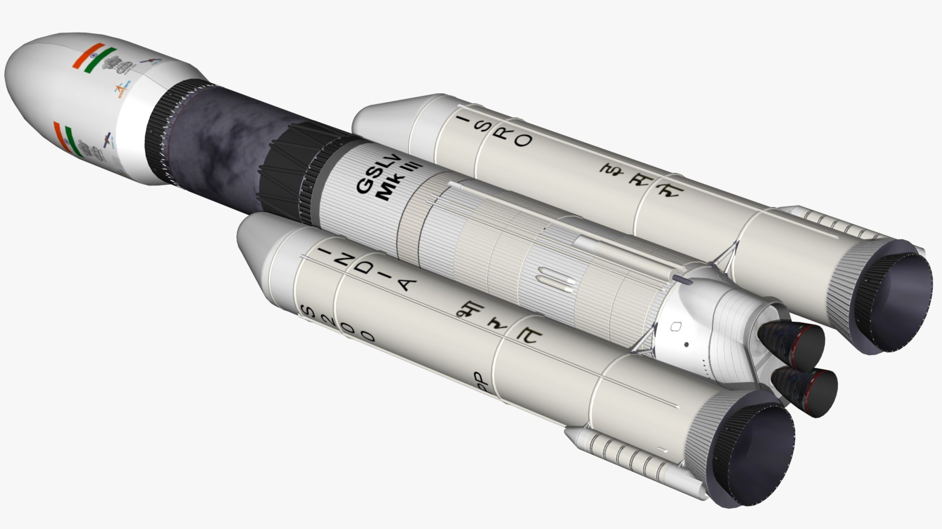 Gslv Mk Iii 3D Model - TurboSquid 1170143