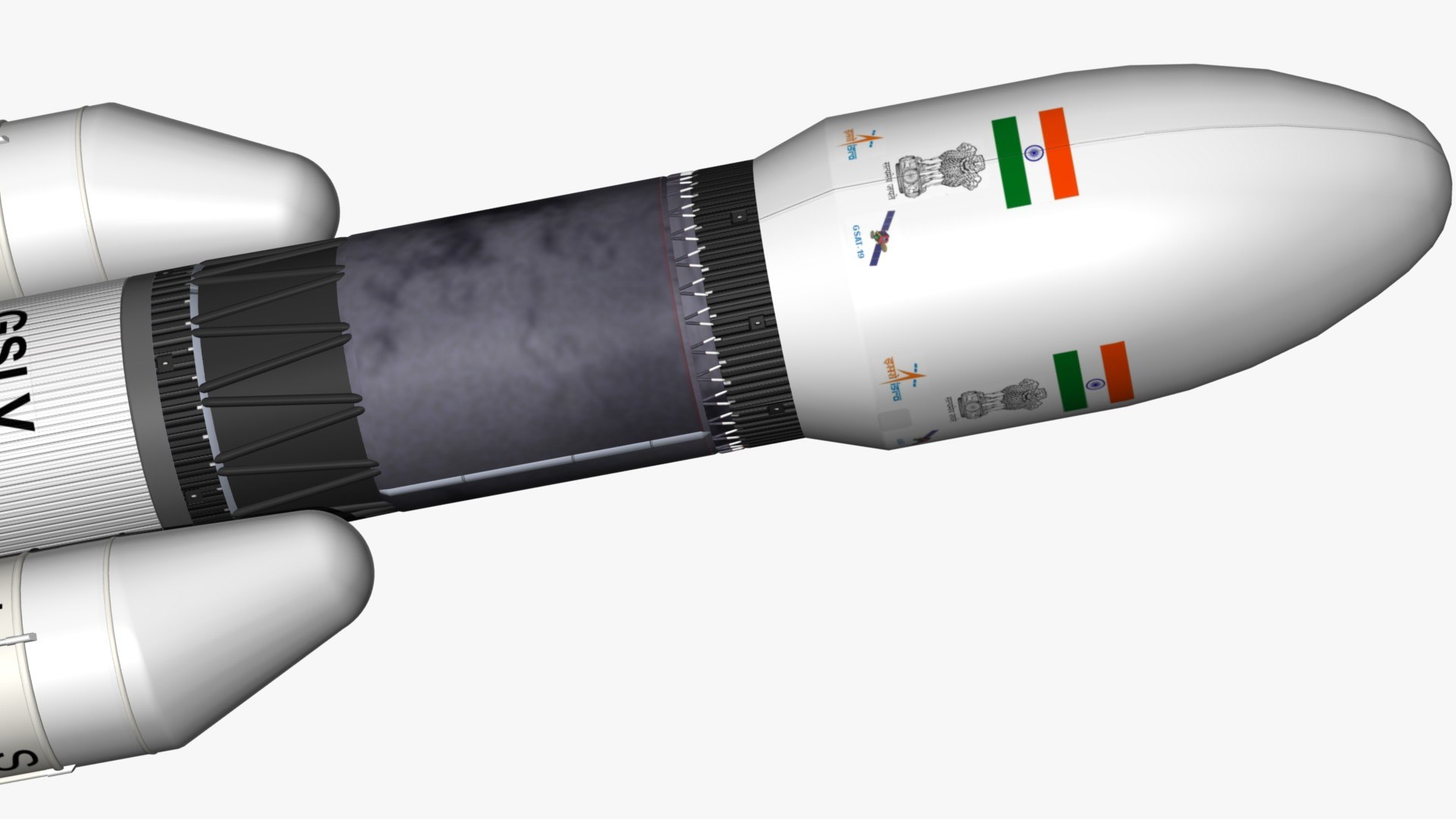 Gslv Mk Iii 3D Model - TurboSquid 1170143