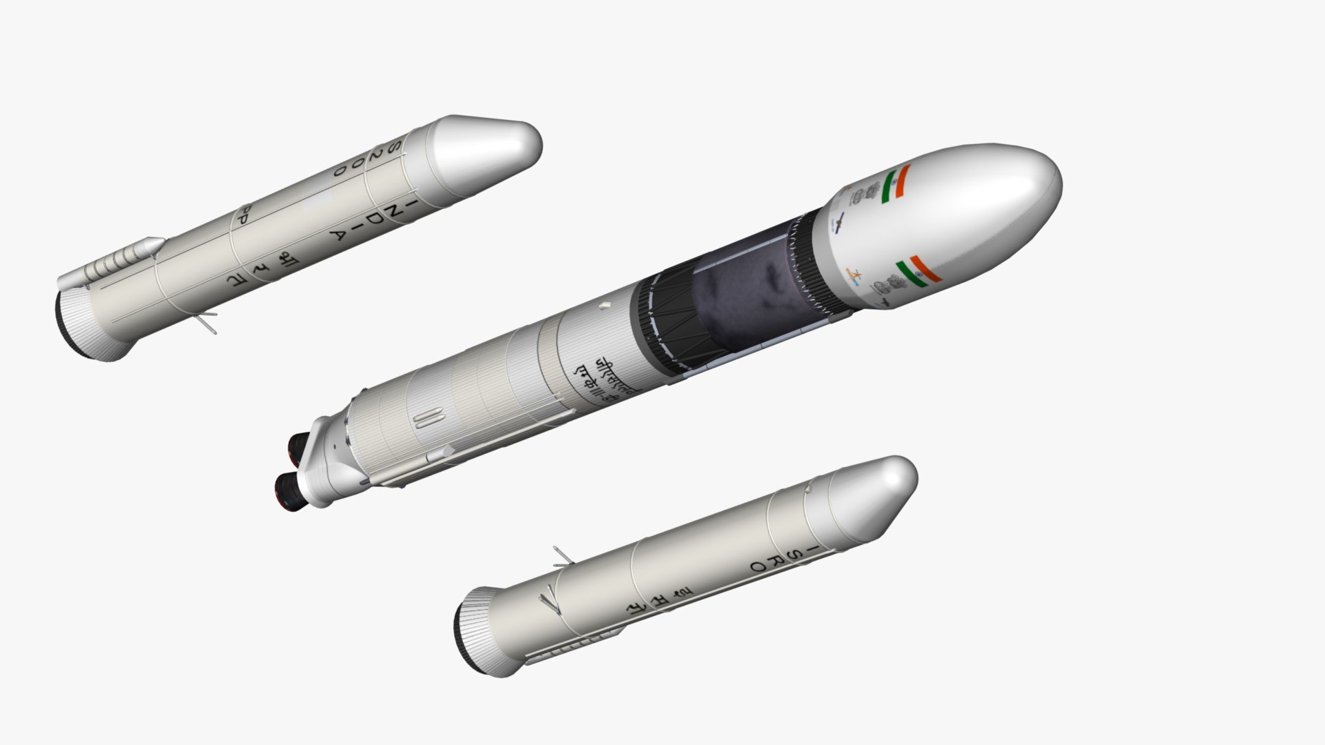 Gslv Mk Iii 3D Model - TurboSquid 1170143