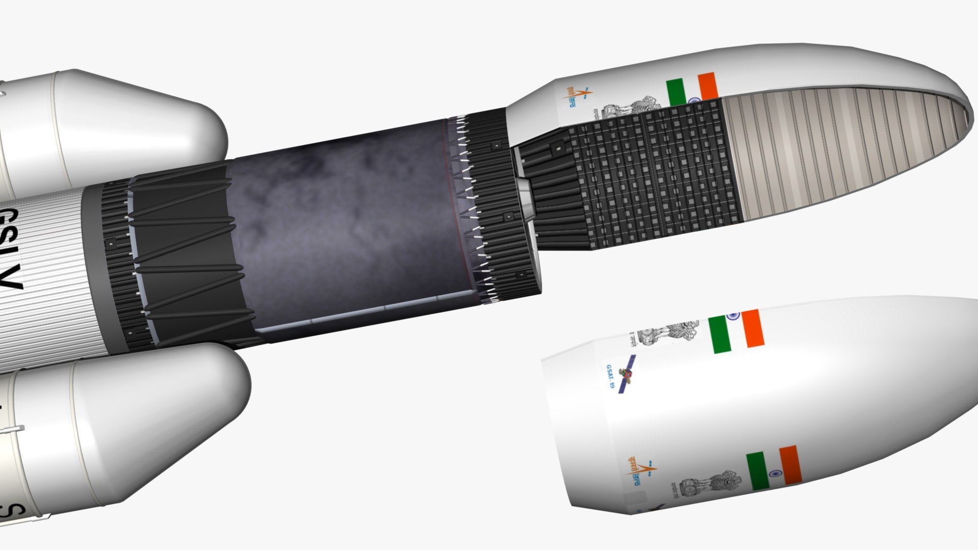 Gslv Mk Iii 3D Model - TurboSquid 1170143