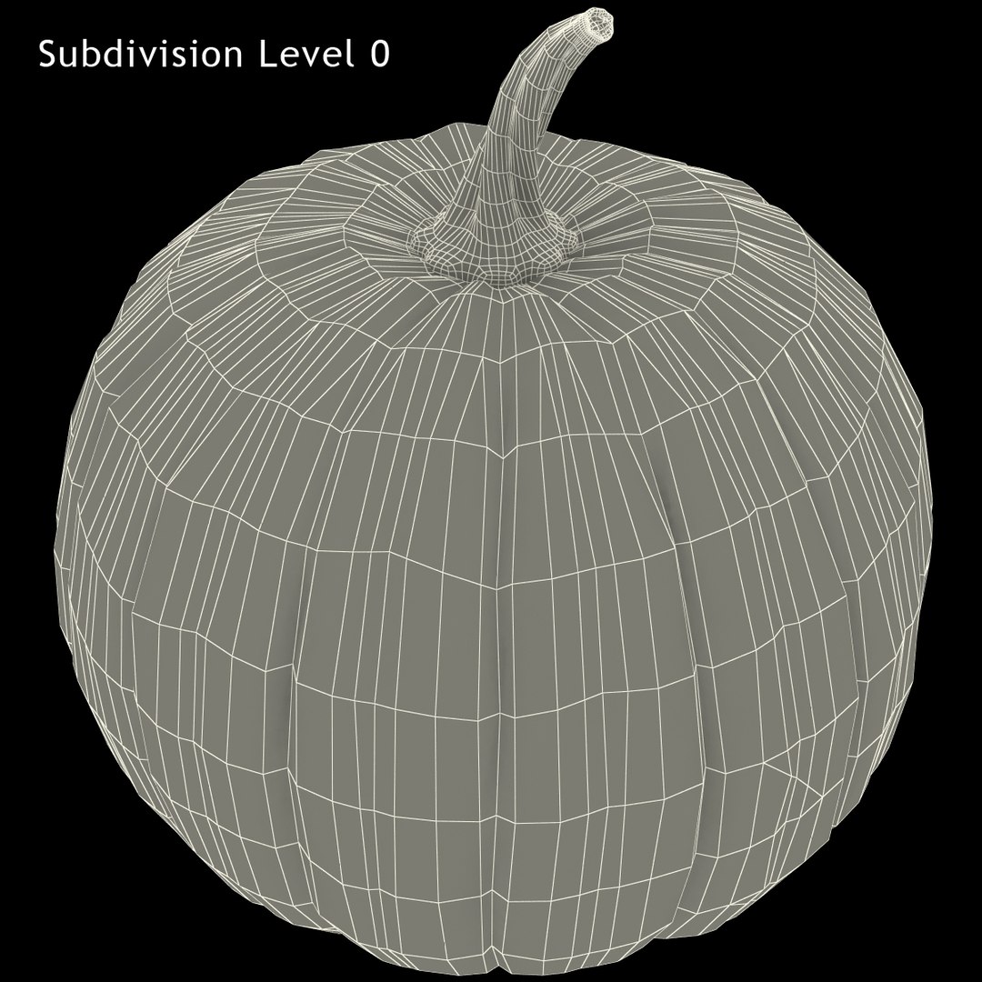3d pumpkin 2 model