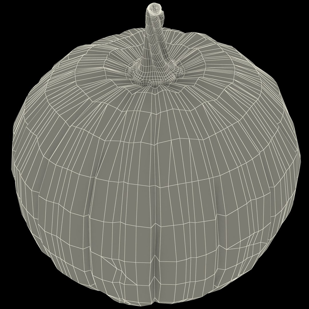 3d Pumpkin 2 Model