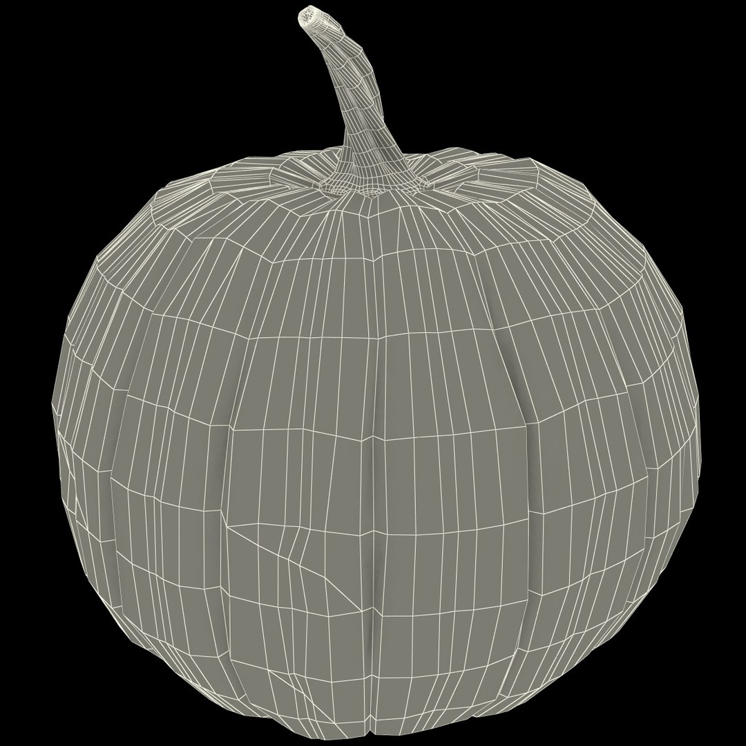 3d Pumpkin 2 Model