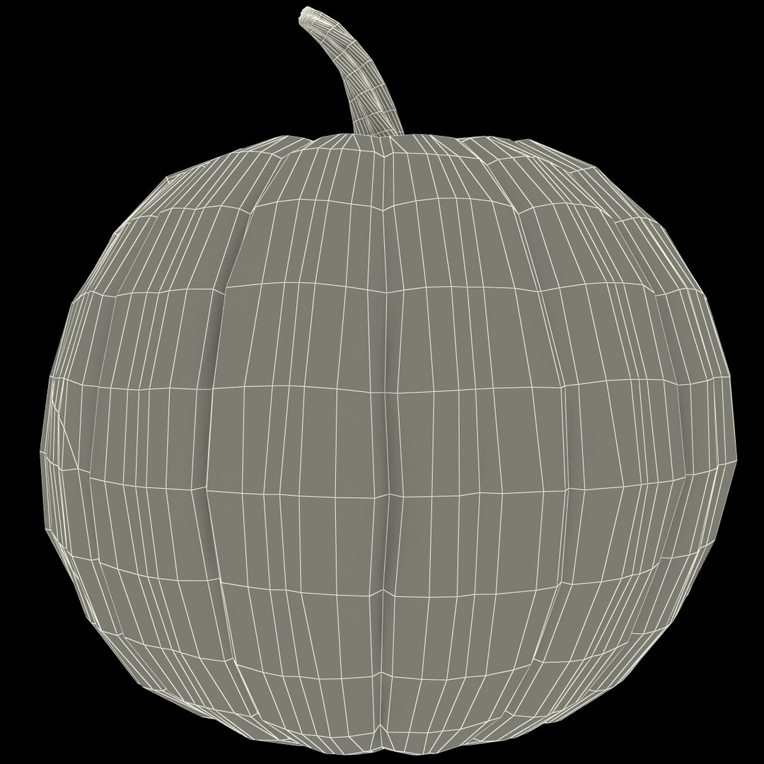3d Pumpkin 2 Model
