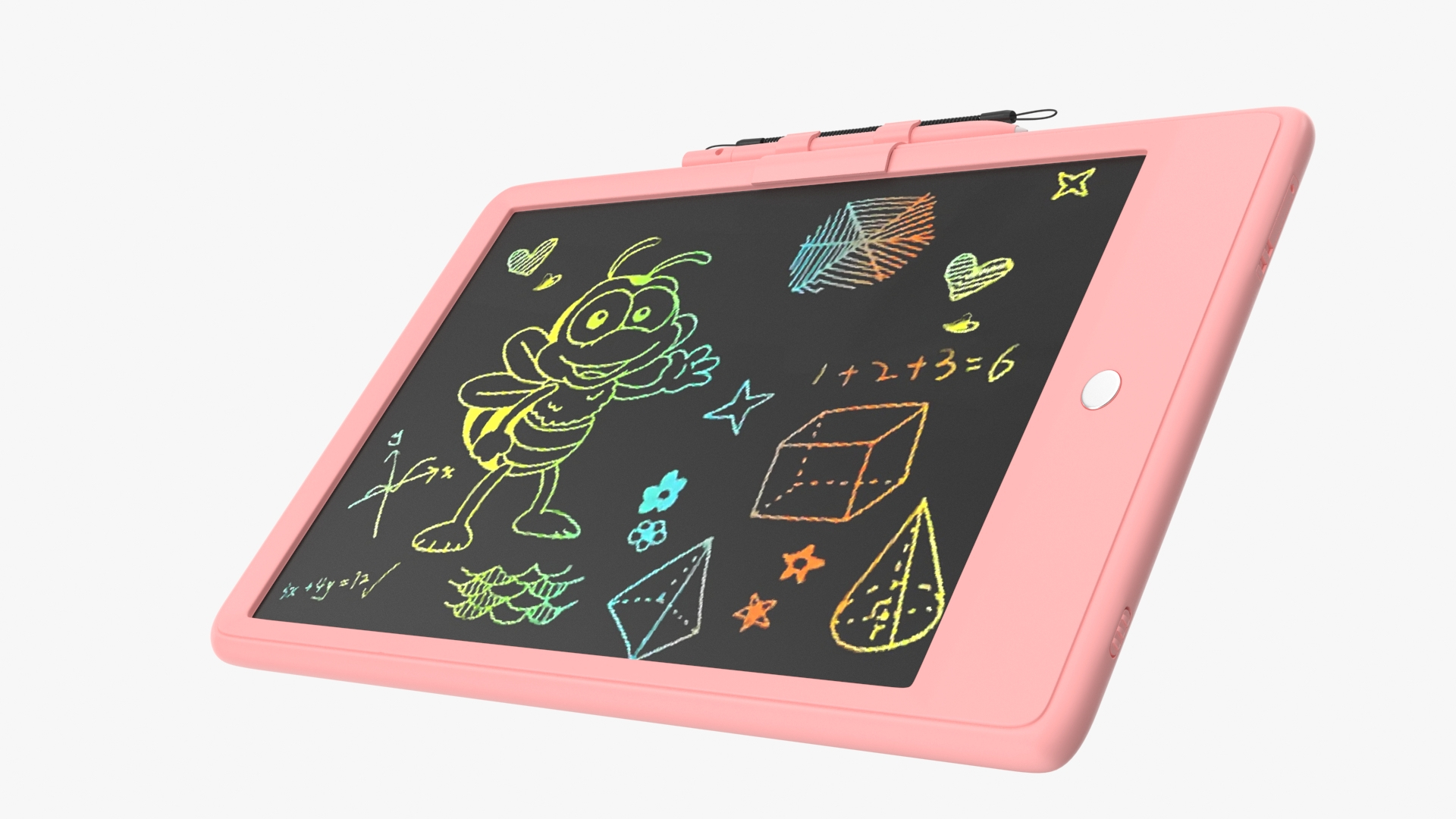 3D Colorful Screen Drawing Board Pink - TurboSquid 2028429