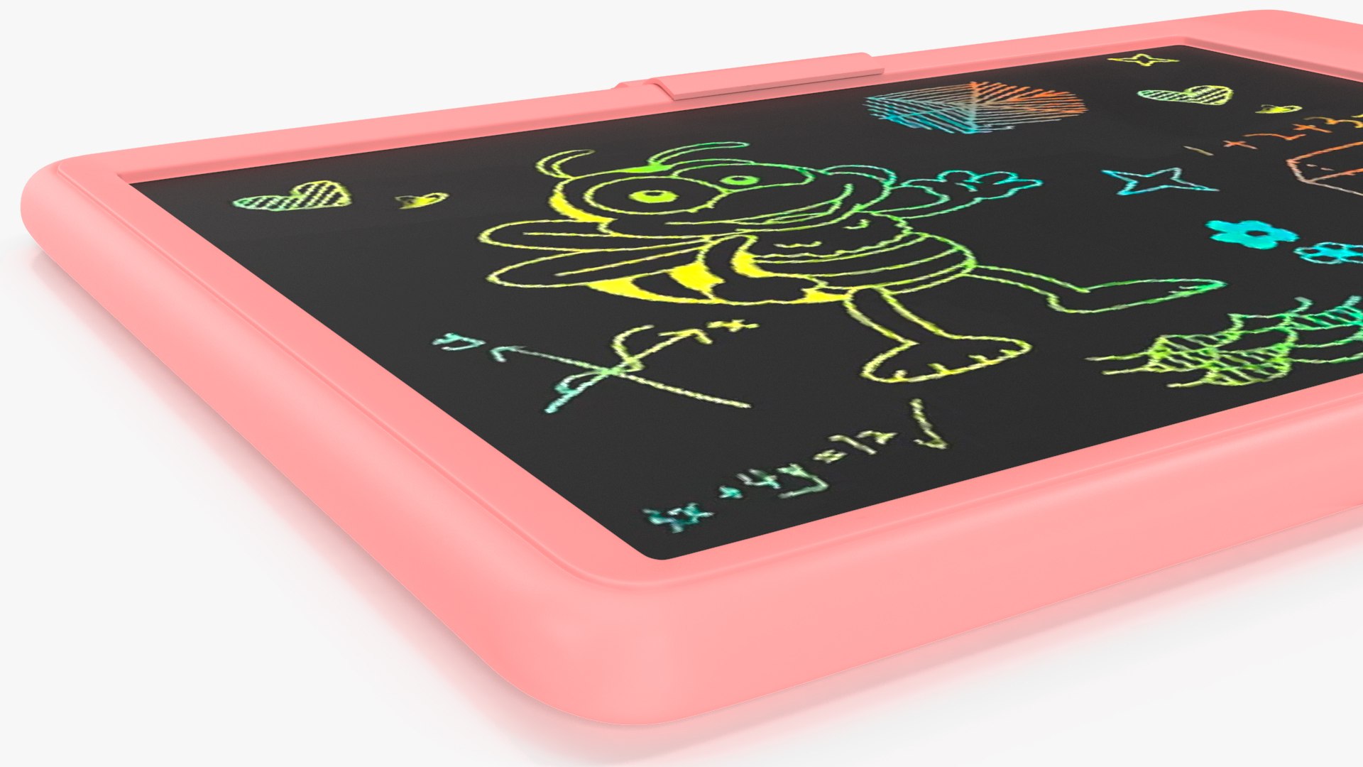 3D Colorful Screen Drawing Board Pink - TurboSquid 2028429