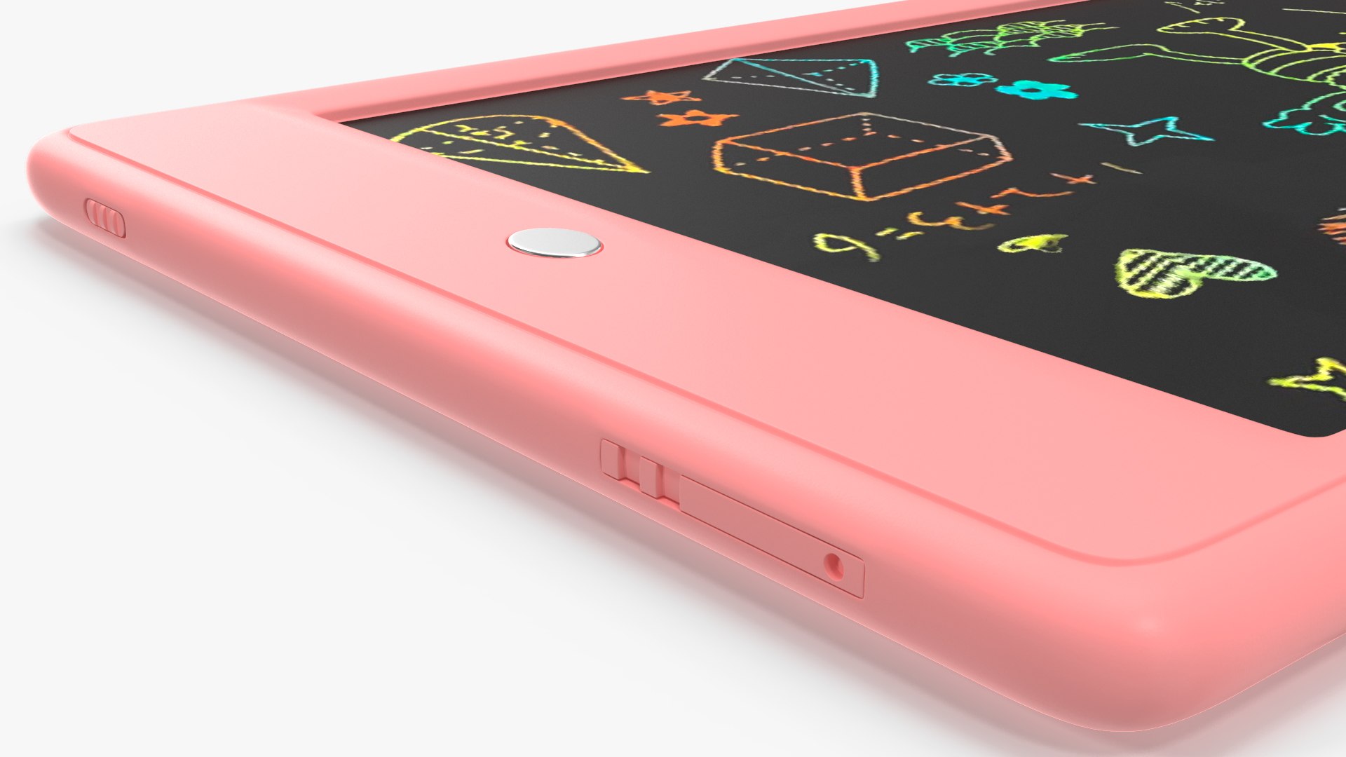 3D Colorful Screen Drawing Board Pink - TurboSquid 2028429