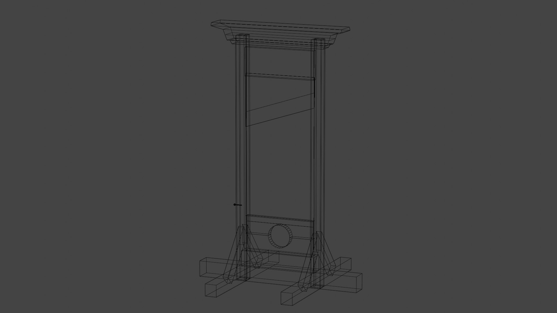 Guillotine 3D Model Model - TurboSquid 2257120
