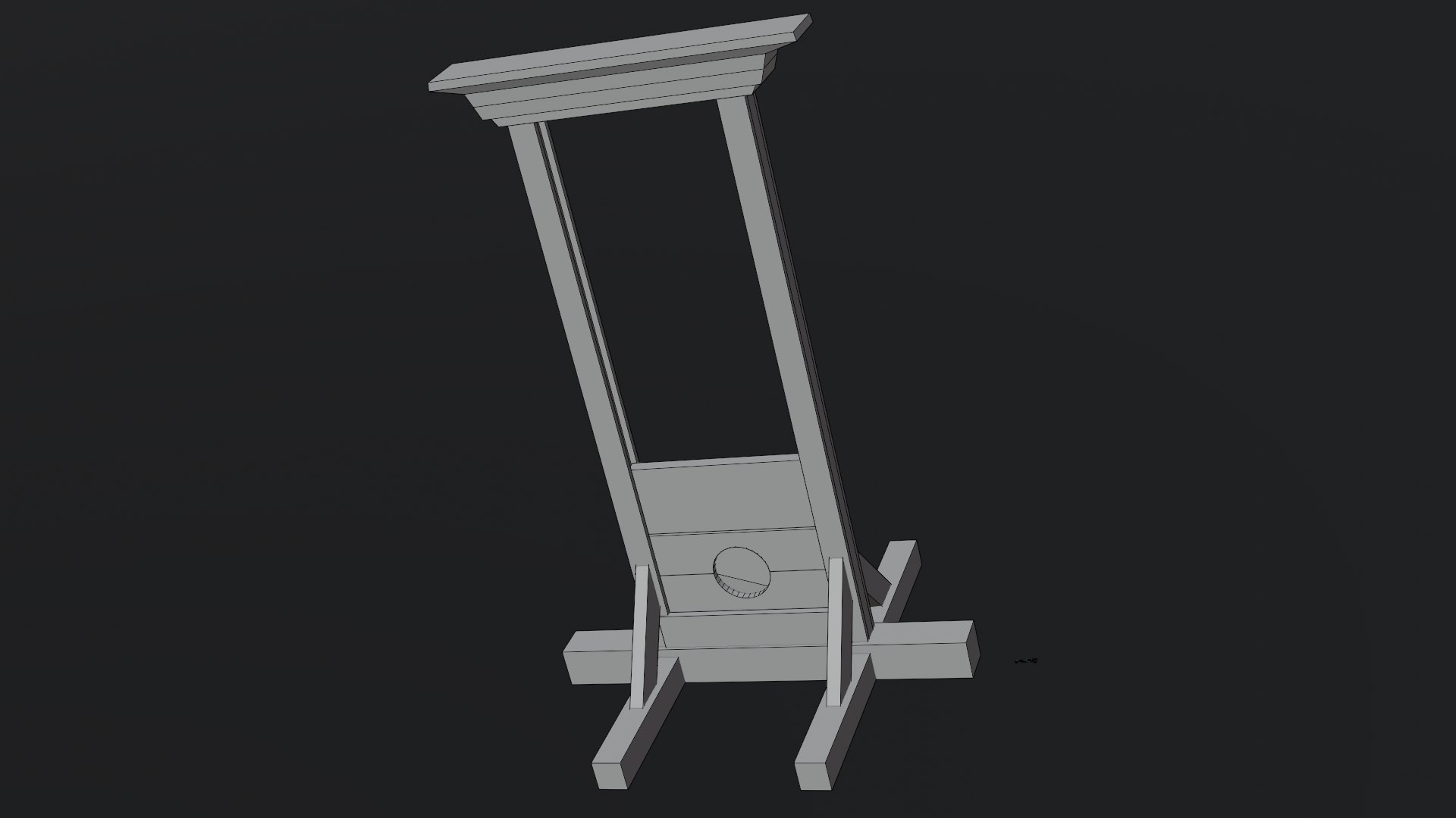Guillotine 3D Model Model - TurboSquid 2257120
