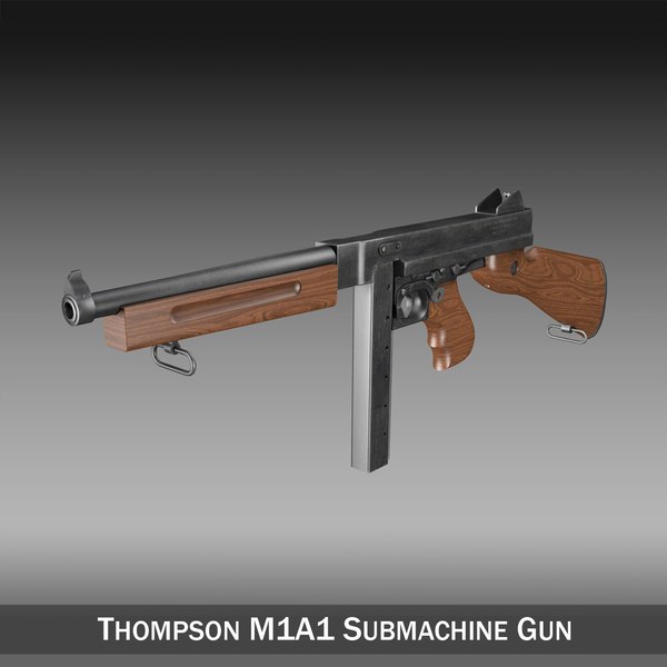 modelo 3d Subfusil Thompson M1A1 - TurboSquid 645102