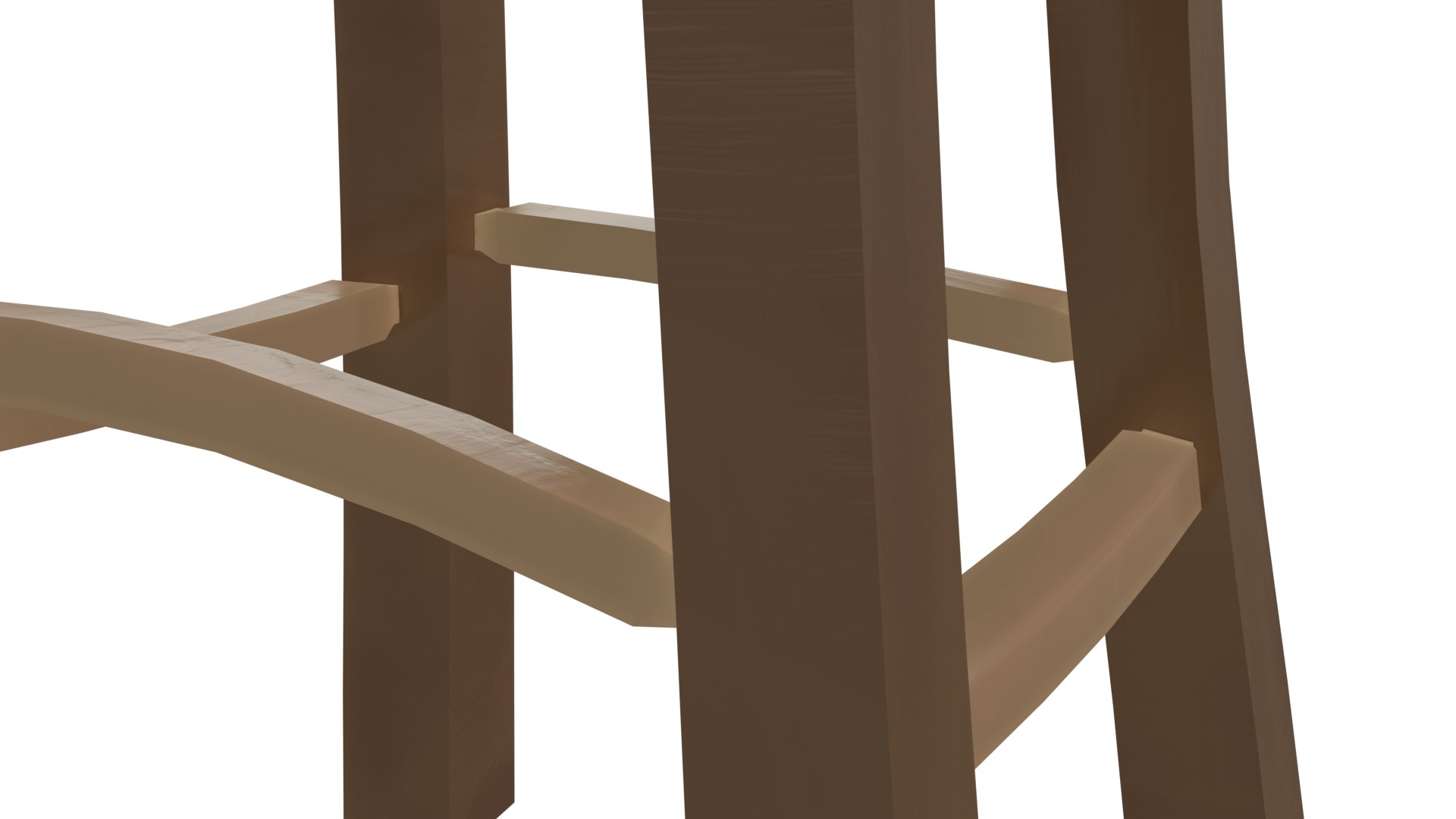 Stylized Game Ready Square Stool 3D Model - TurboSquid 1988688
