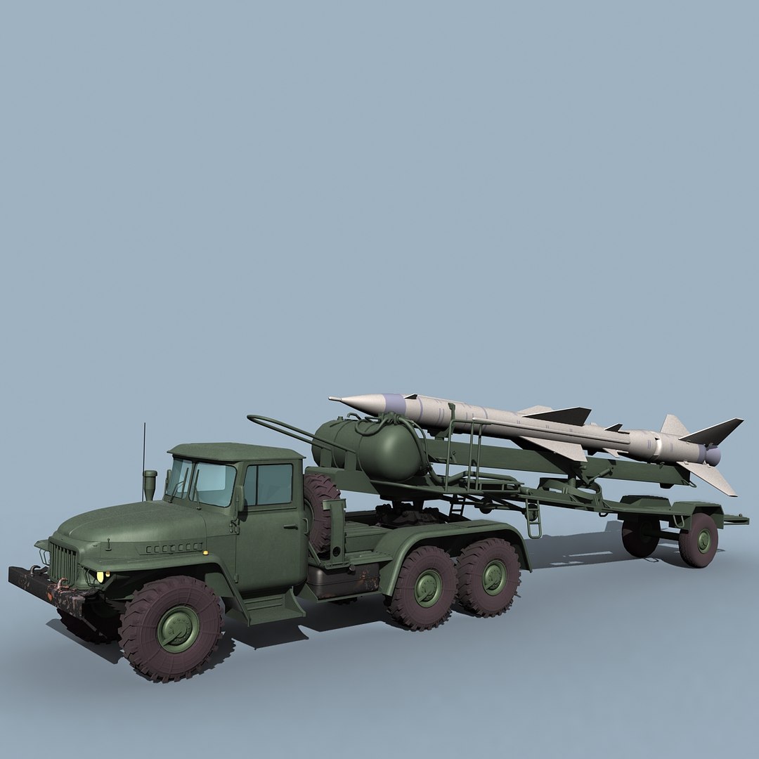 3d Model Ural Sa-2 Loader