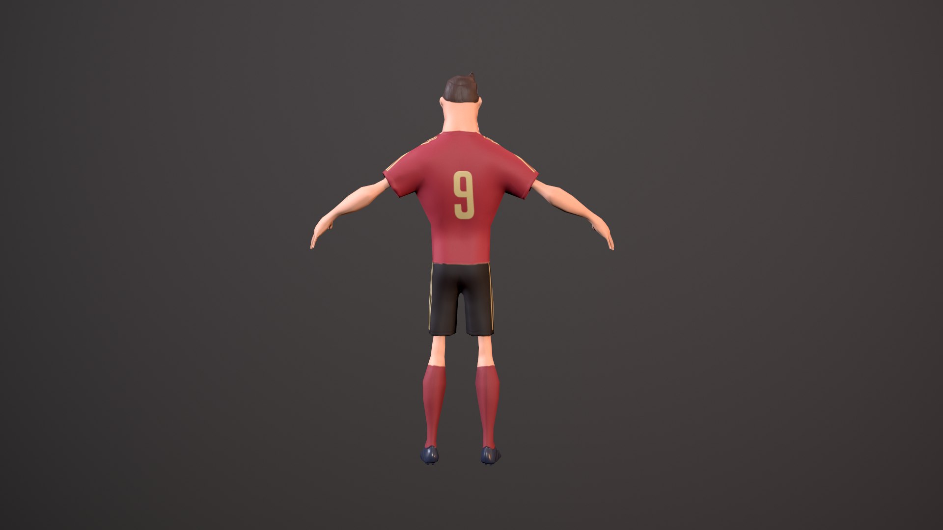 Football player 3D model - TurboSquid 1894154