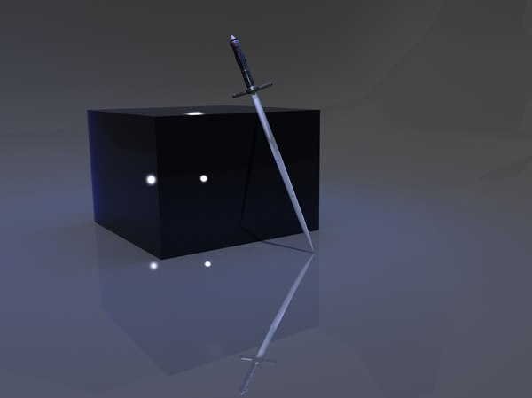 free simple sword 3d model