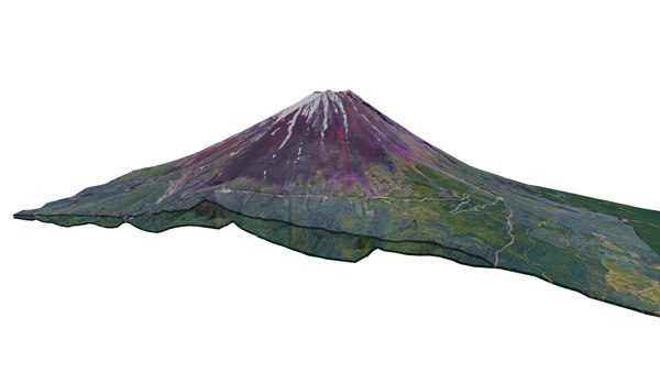 Free mount fuji model - TurboSquid 1579977