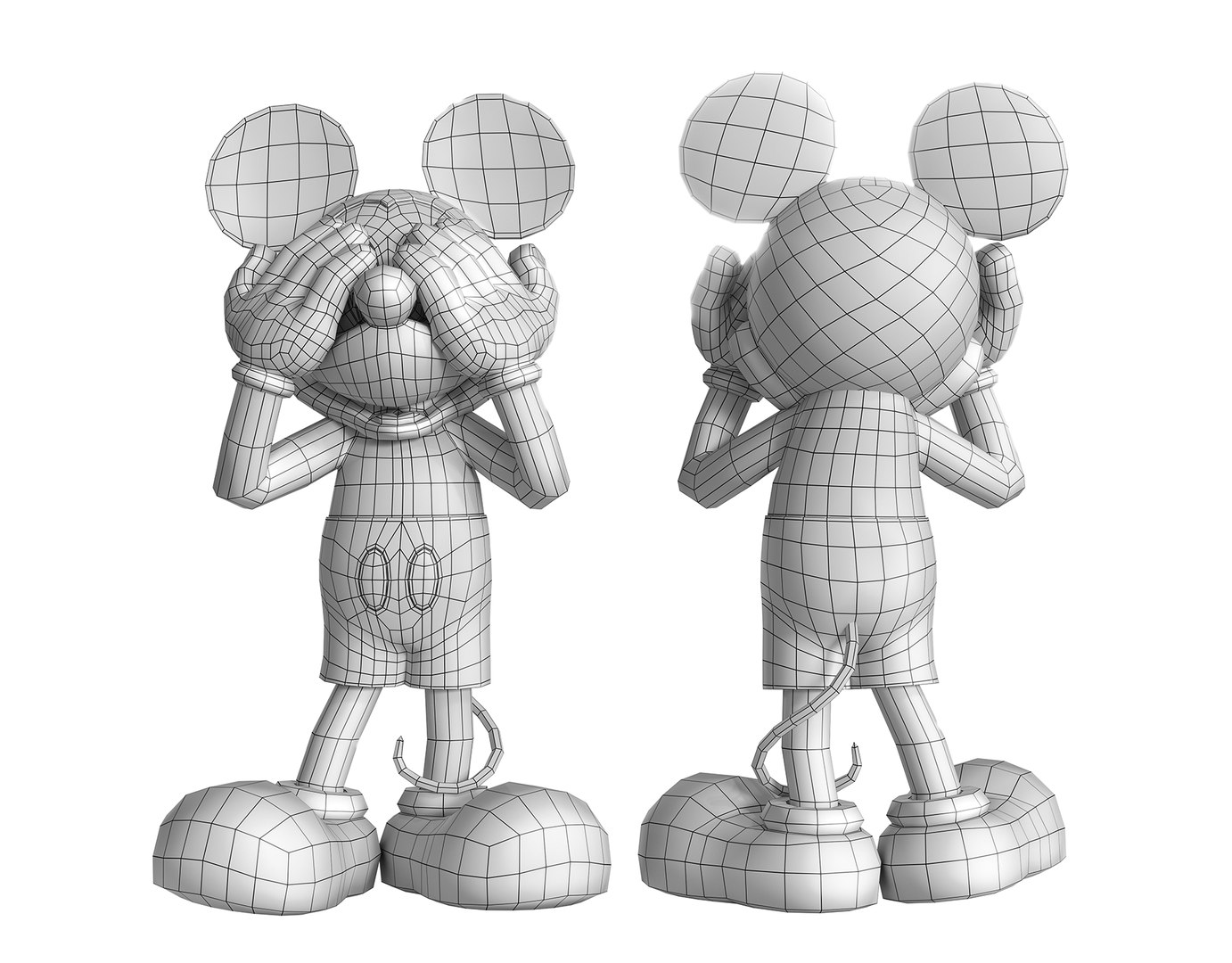 3D Mickey Mouse - TurboSquid 1903892