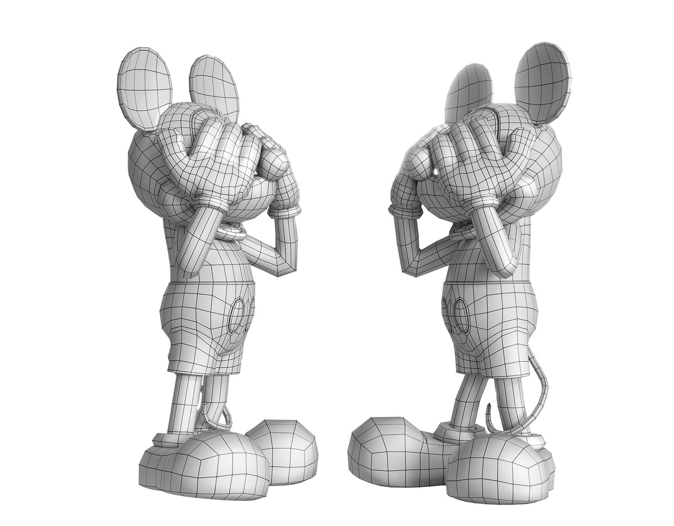 3D Mickey Mouse - TurboSquid 1903892