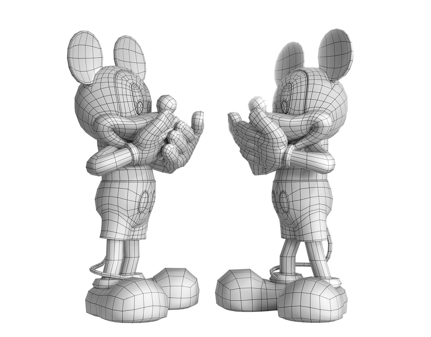 3D Mickey Mouse - TurboSquid 1903892