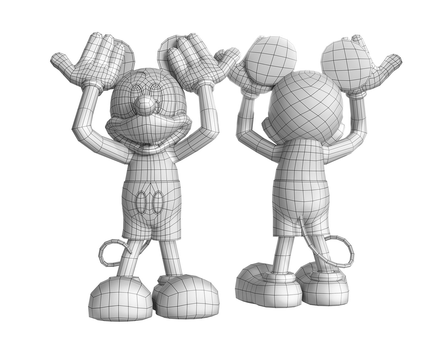 3D Mickey Mouse - TurboSquid 1903892