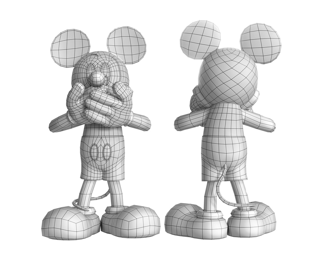 3D Mickey Mouse - TurboSquid 1903892