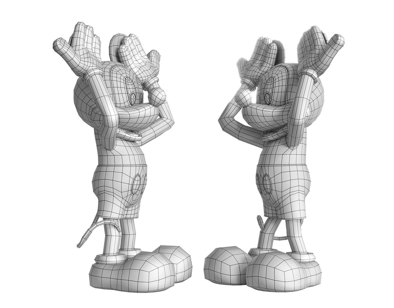 3D Mickey Mouse - TurboSquid 1903892