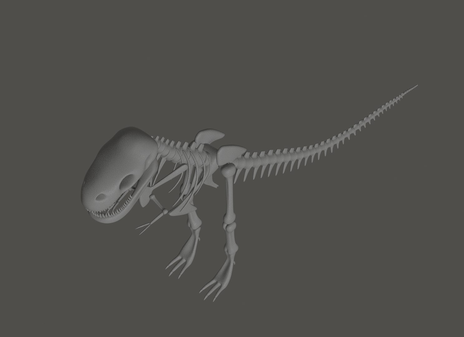 Tyrannosaurus Rex Fossil 3D Model - TurboSquid 2198684