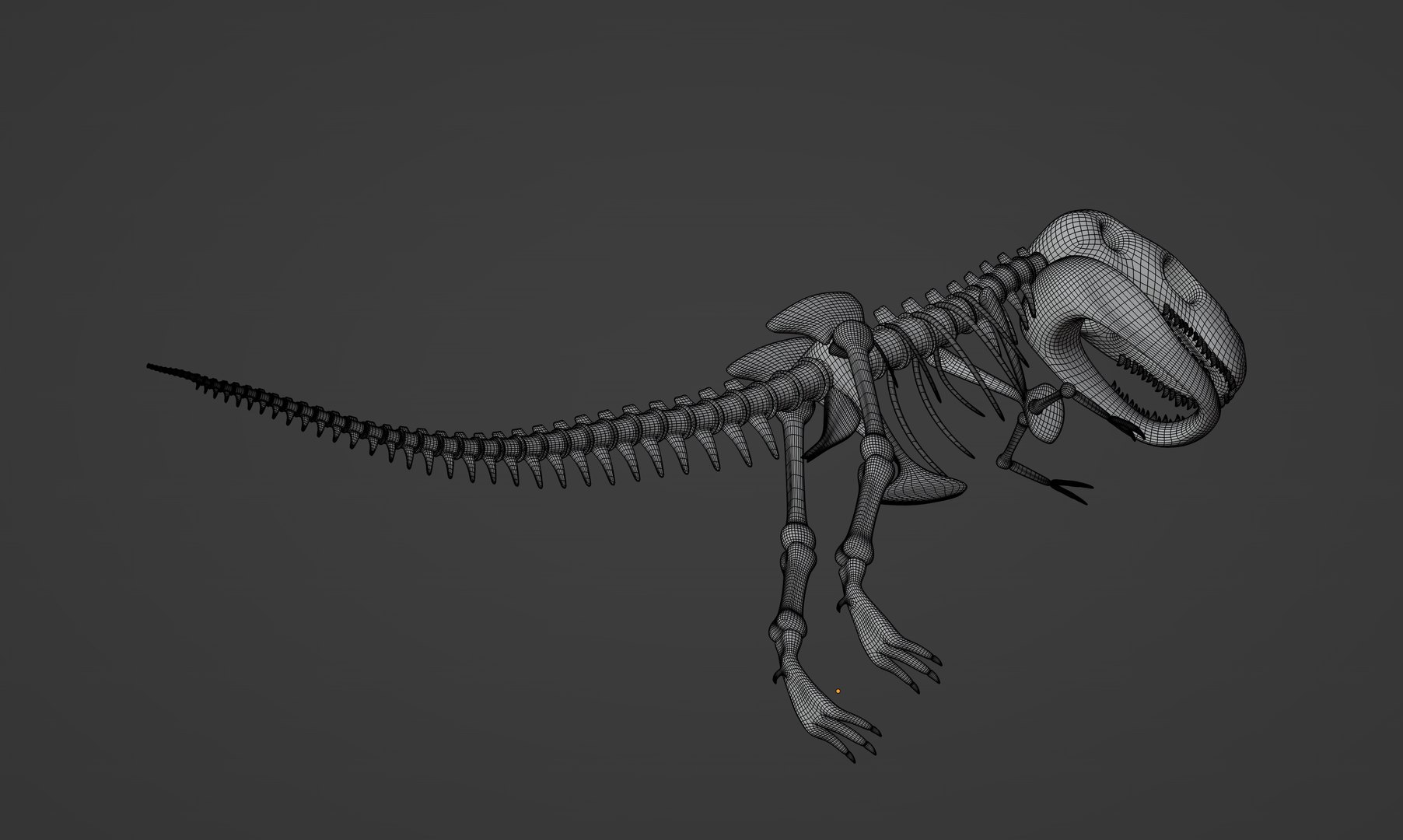 Tyrannosaurus Rex Fossil 3D Model - TurboSquid 2198684