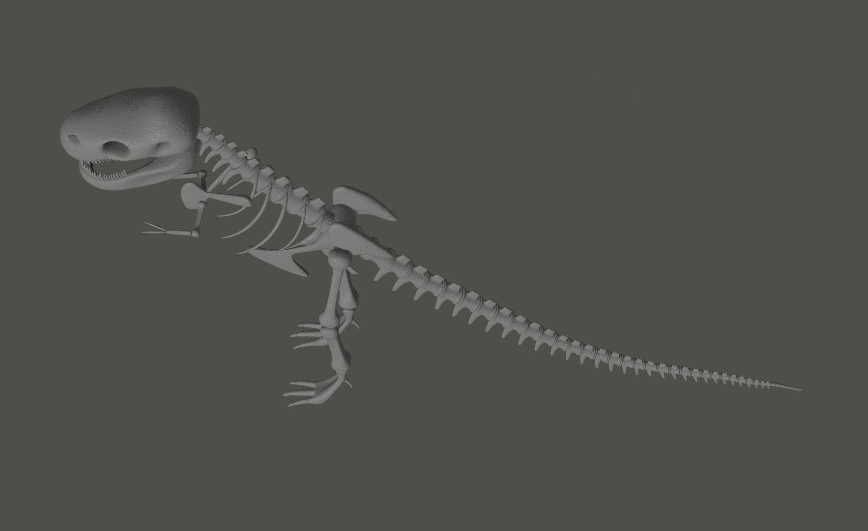 Tyrannosaurus Rex Fossil 3D Model - TurboSquid 2198684