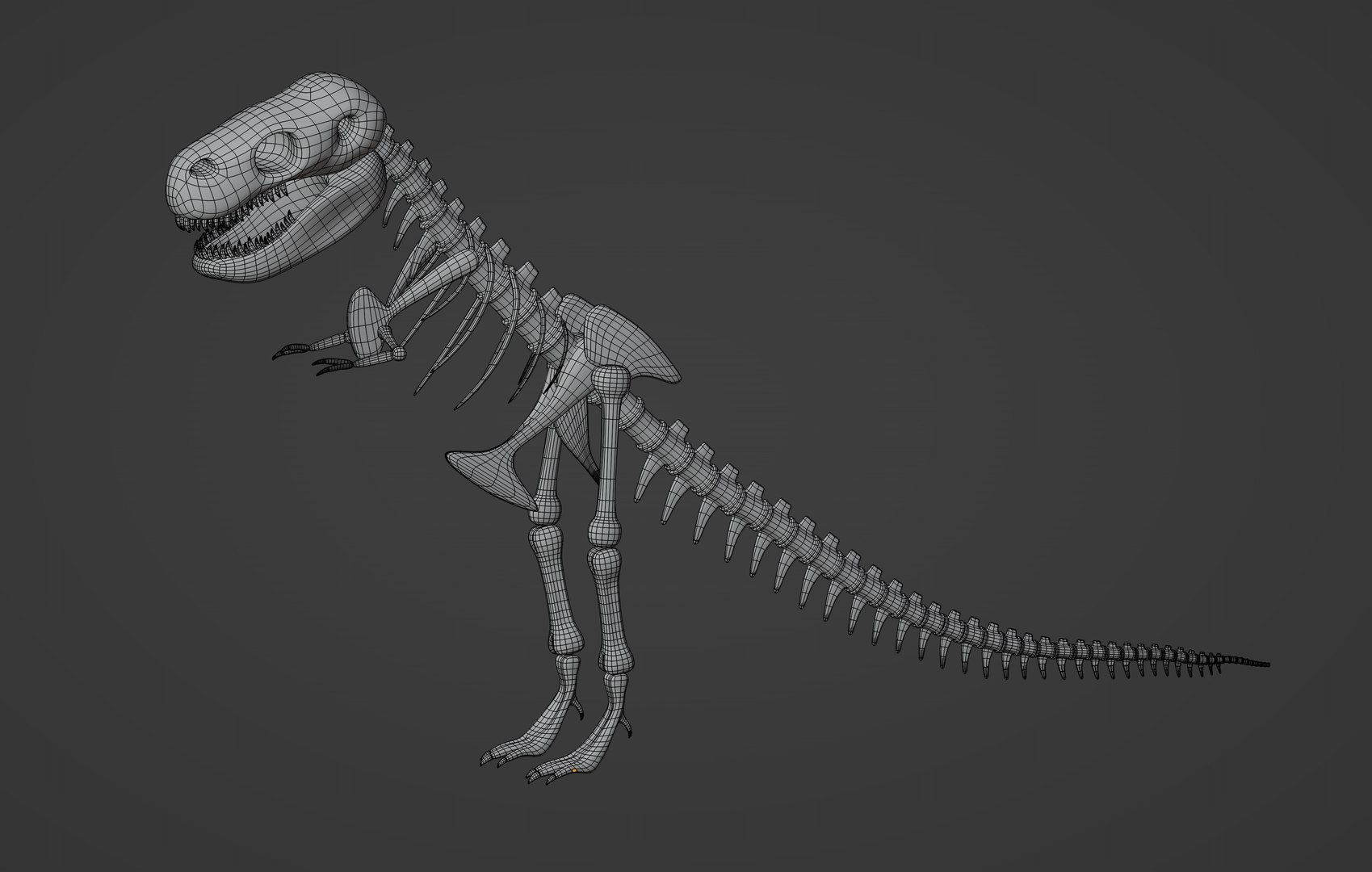 Tyrannosaurus Rex Fossil 3D Model - TurboSquid 2198684