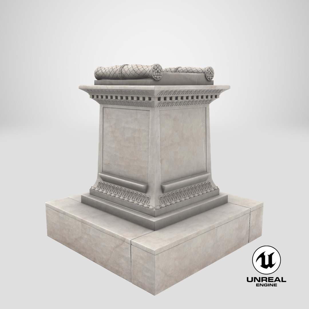 Roman Marble Altar(1) 3D model - TurboSquid 2181404