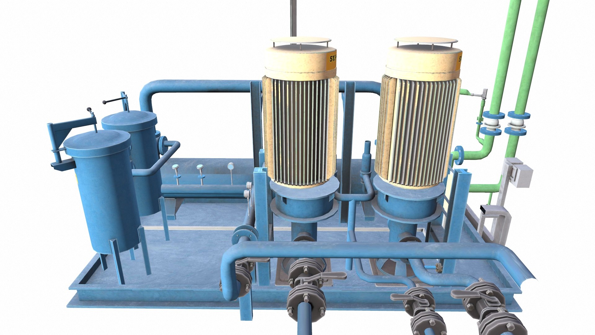 Gear Box Lube Oil Cooler 3D Model - TurboSquid 2345620