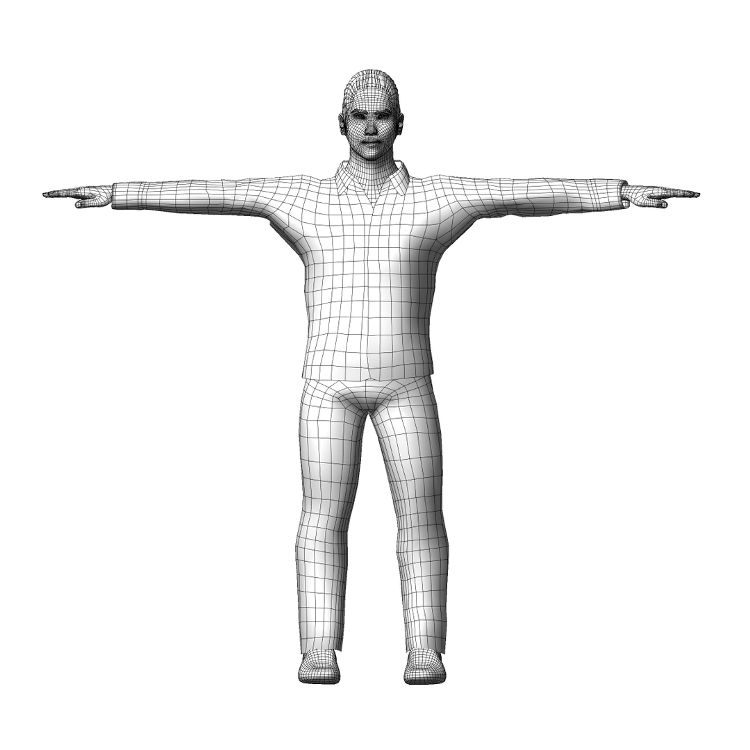 3D Man Character Rig - TurboSquid 1552961