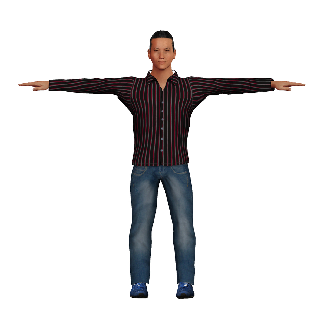 3D Man Character Rig - TurboSquid 1552961