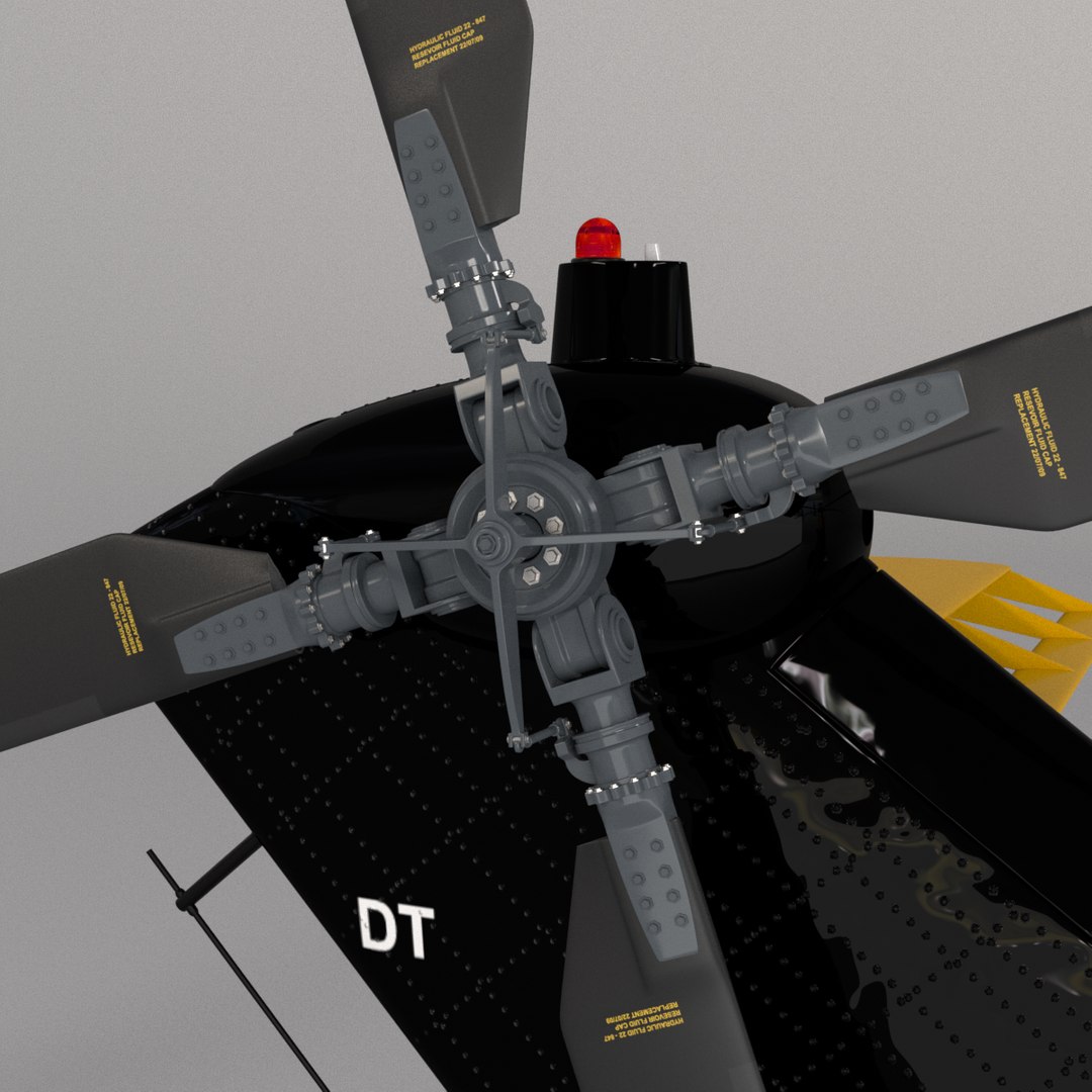 Eurocopter Super Puma 3d Model