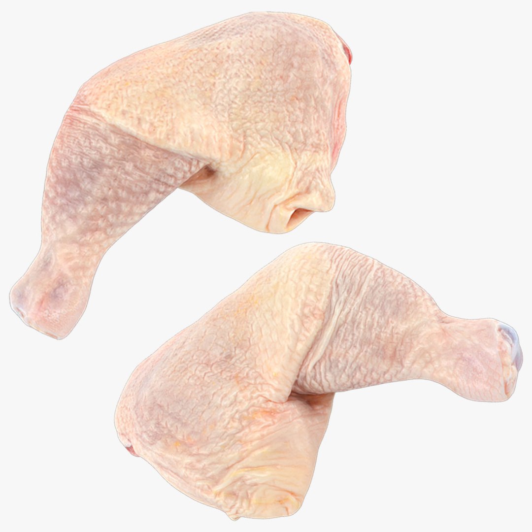 Fresh Raw Chicken Thigh Collection 3D - TurboSquid 2172014